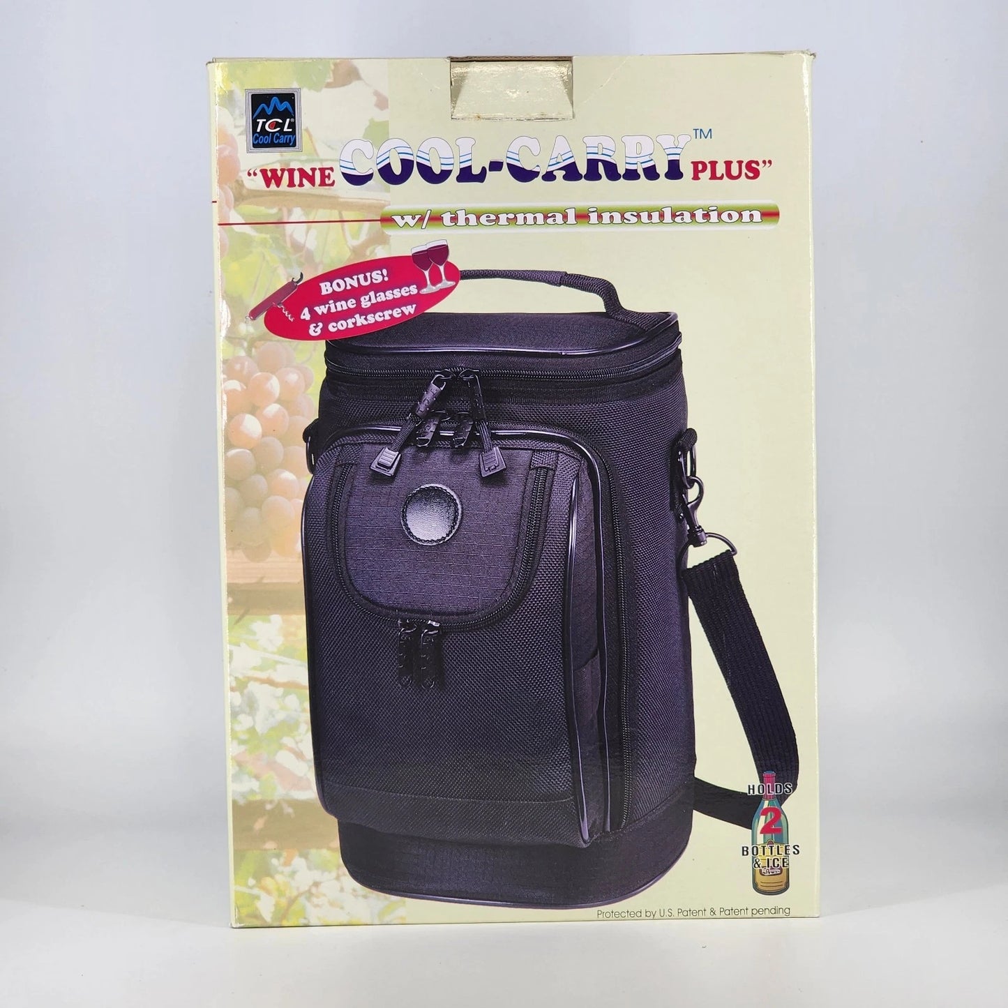 TCL Wine Cool-Carry Plus Insulated Thermal Travel Bag Picnic Tailgate ...