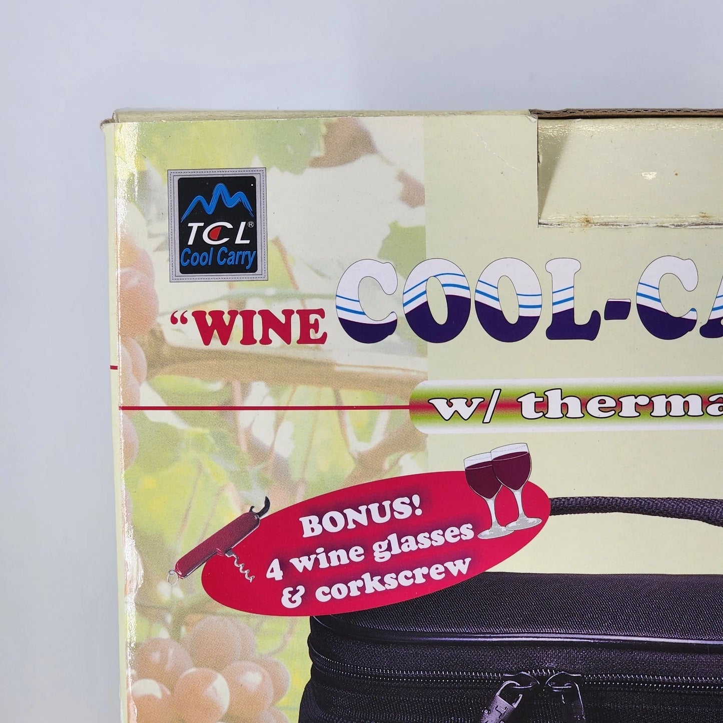 TCL Wine Cool-Carry Plus Insulated Thermal Travel Bag Picnic Tailgate ...